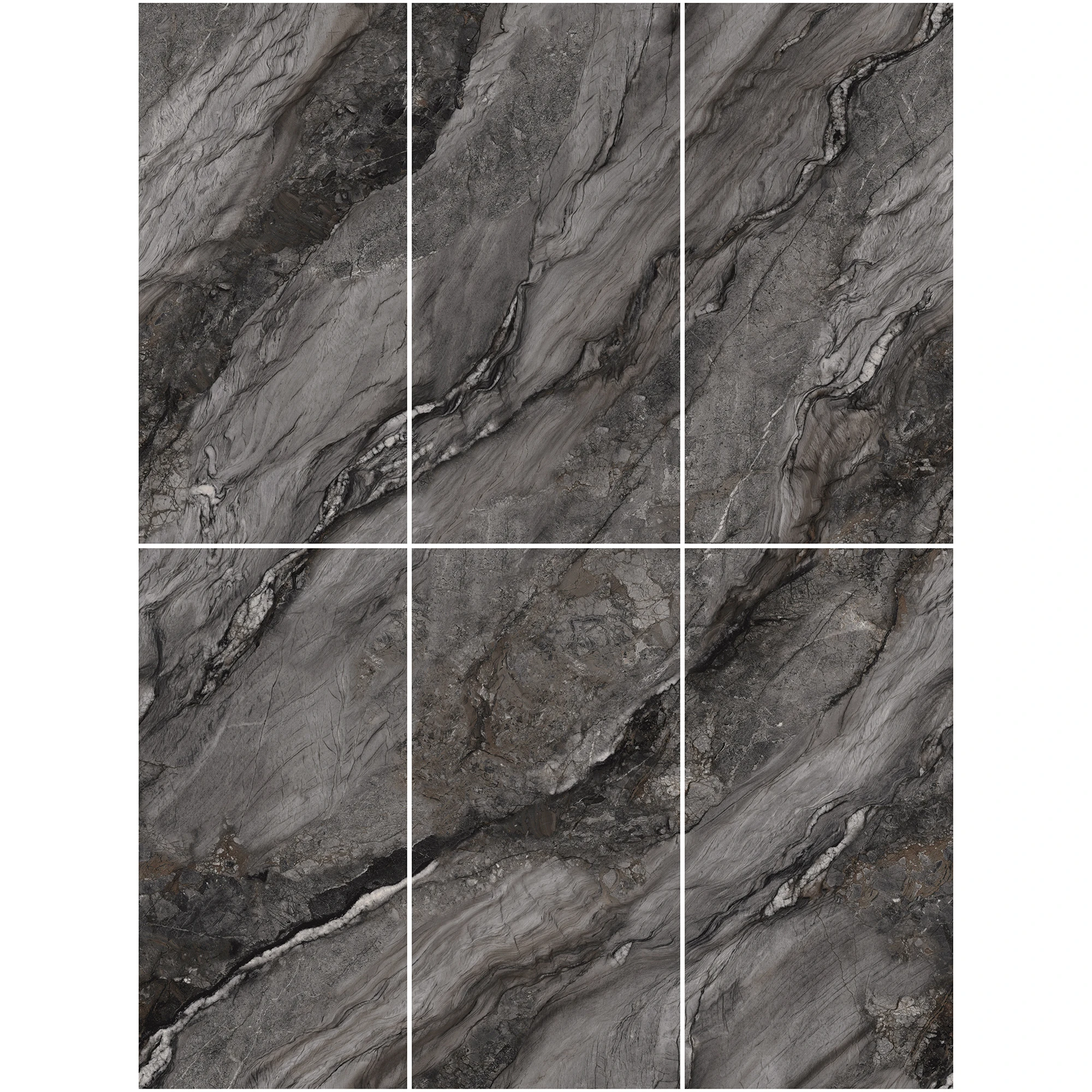600x1200mm Marble Effect Glazed Polished Porcelain Tile Floor ...