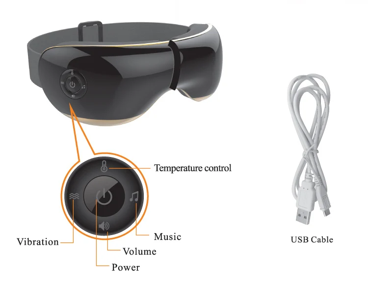 Pangao Eye Massager - Portable Wireless Mask for Relaxation