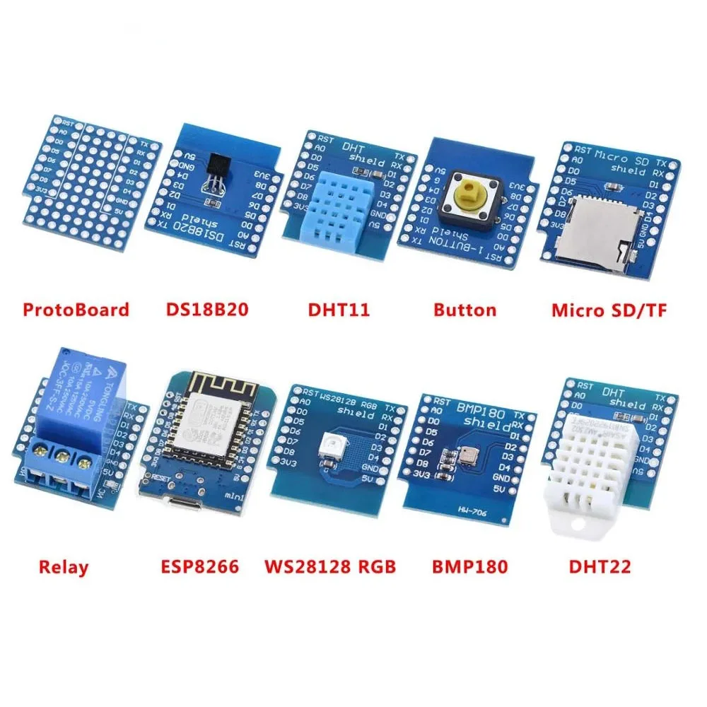 1 Channel Wemos D1 Mini Relay Shield Wemos D1 Mini Relay Module - Buy ...