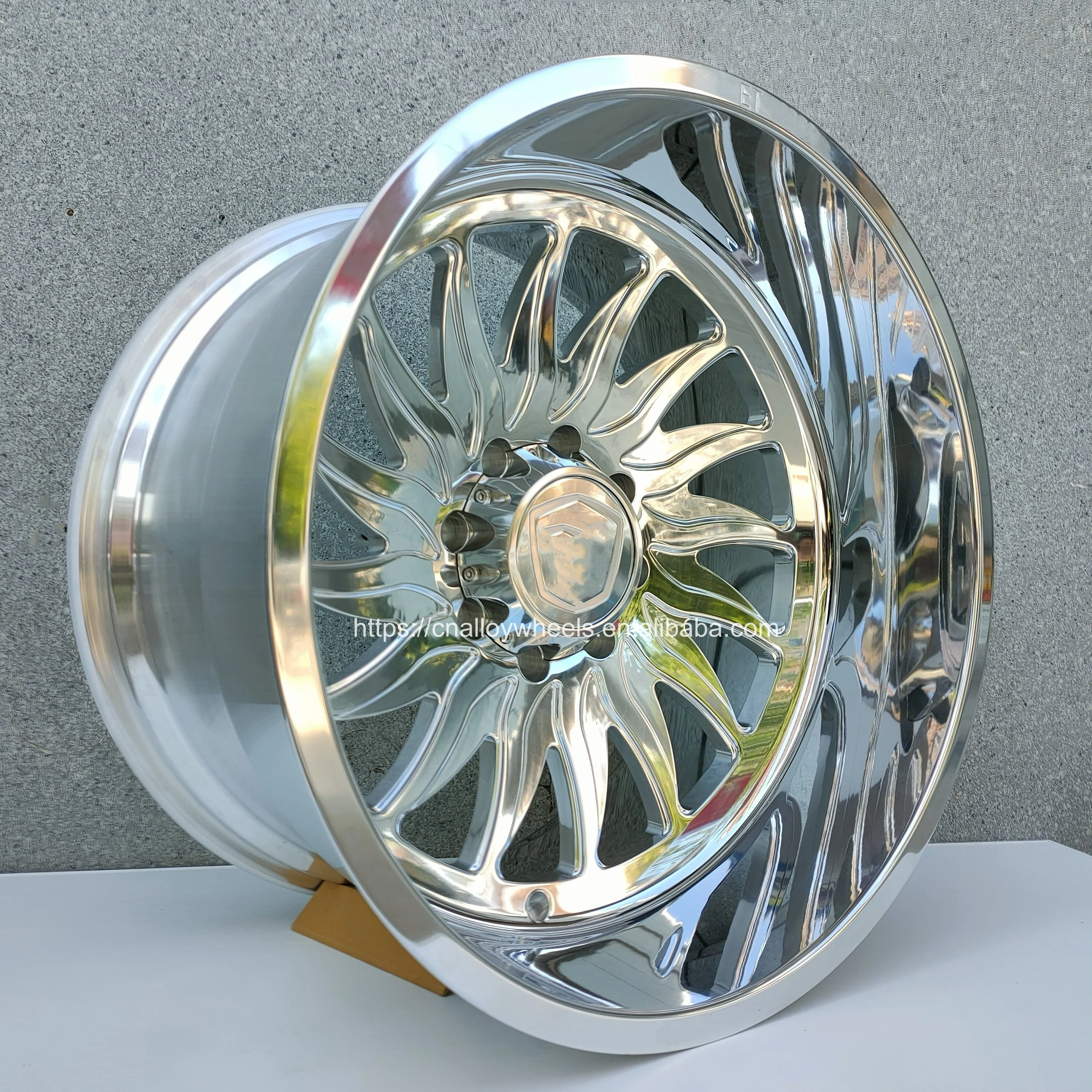 Polished Floating Caps Forged Truck Wheels for Ford RAM