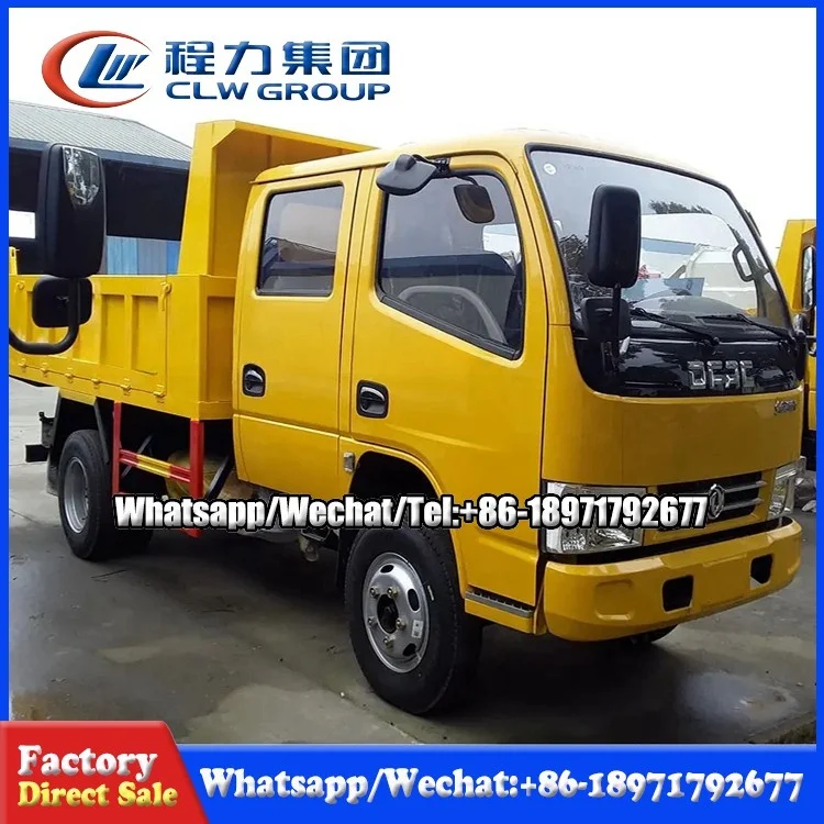 Dongfeng 4x4 Double Row Cab Dumper Lorry Truck 4x2 Dump Tipper Vehicle For Sale - Buy Dumper ...