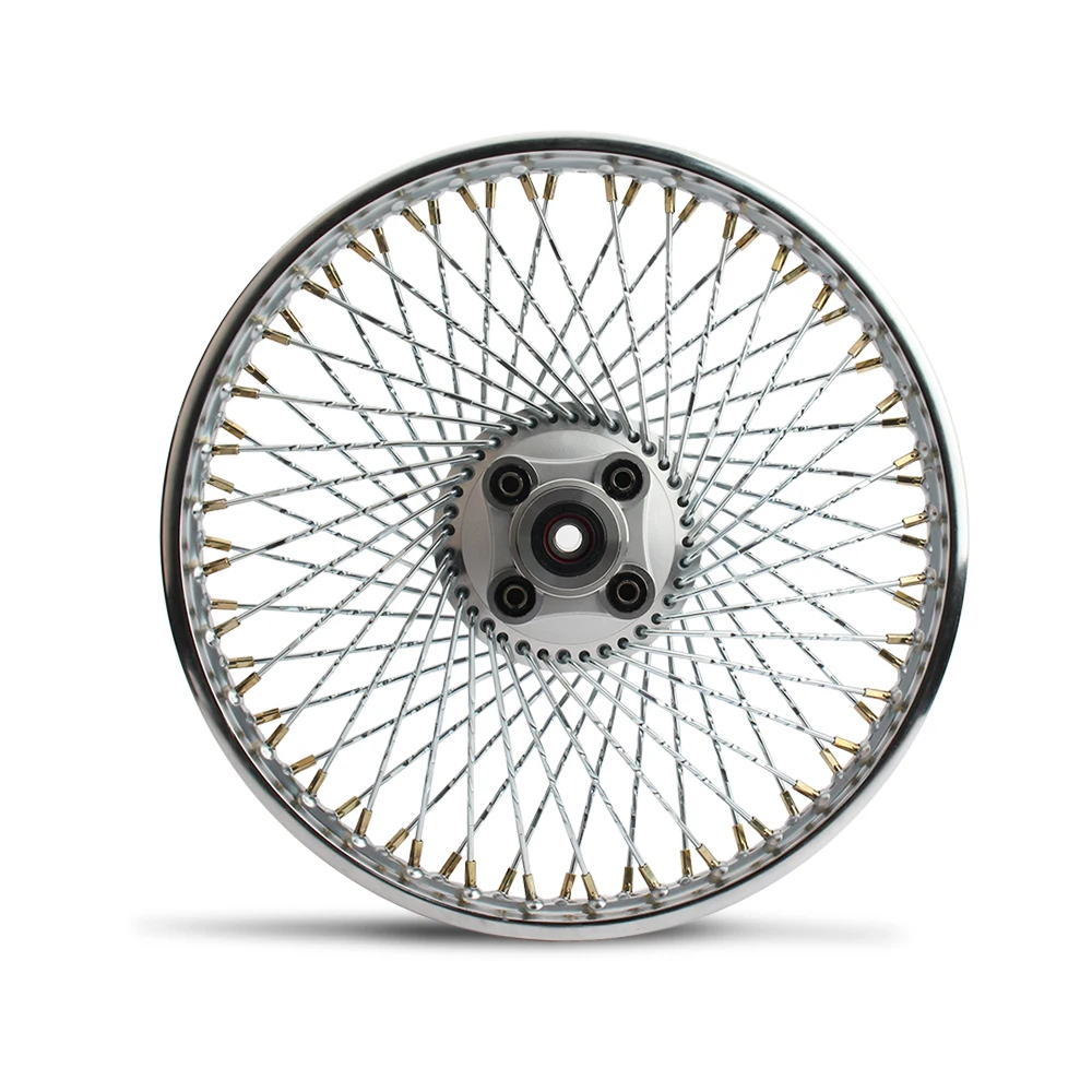 18 Inch Motorcycle Aluminium Wheel Rims Rear Stainless Steel Set ...