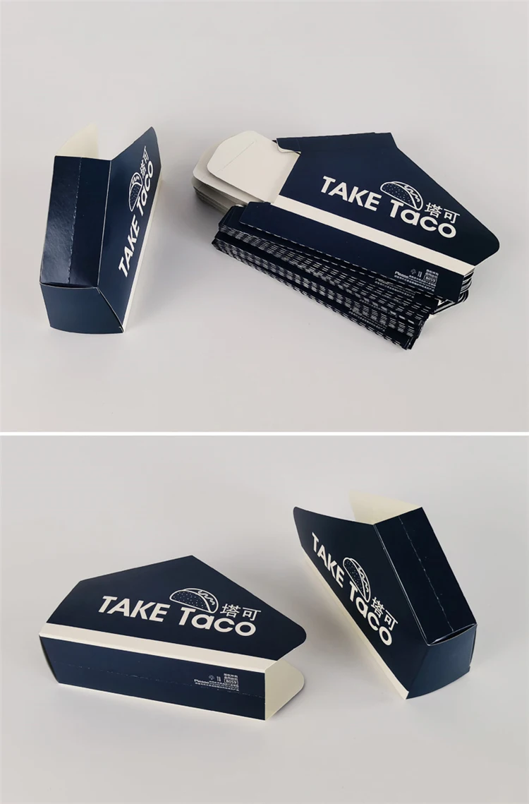 Bio-degradable Food Packing Box - Perfect for Taco Packaging