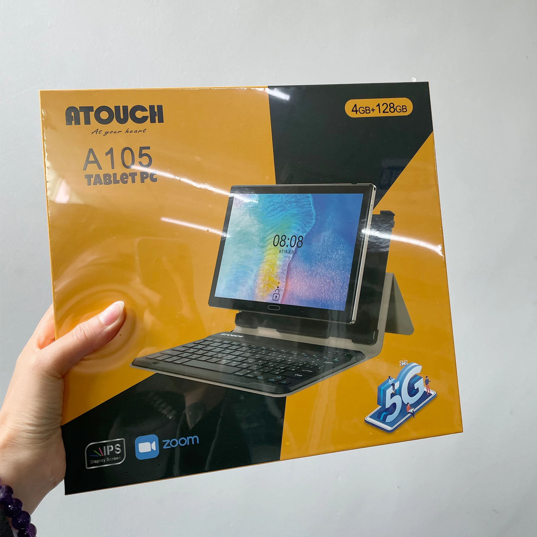 Atouch A105 Max 10.1 Inch Android Tablet 1.7ghz Octa Core 2 In 1 Tablet Laptop Business Tablet ...