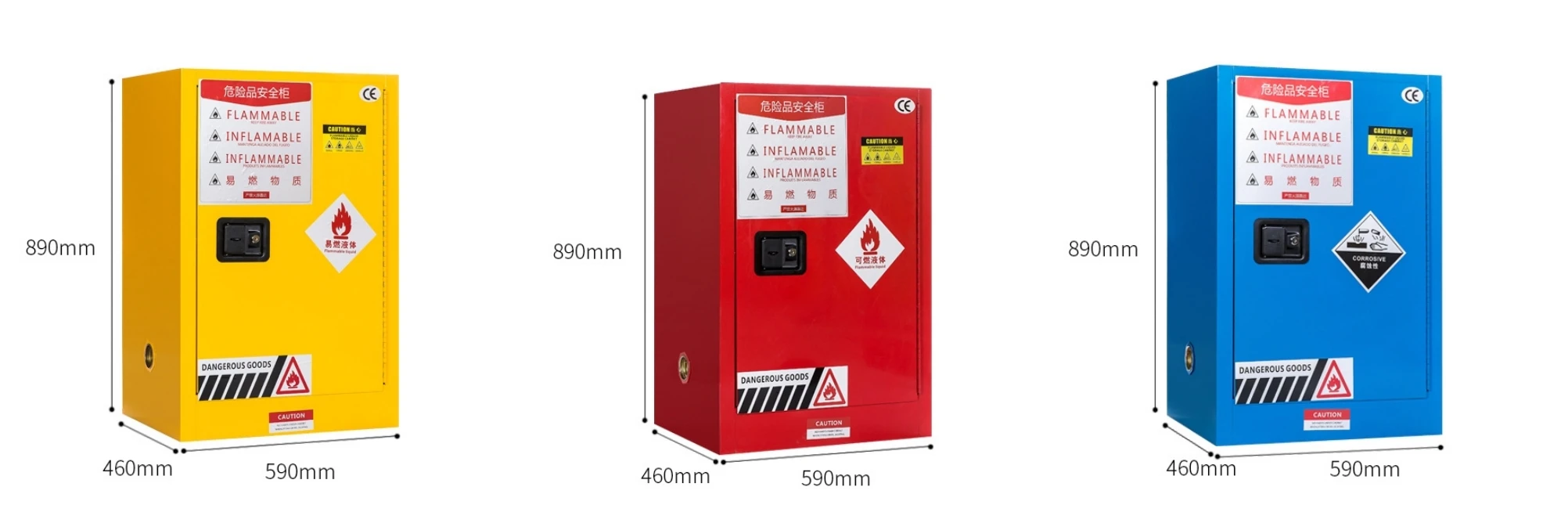 Laboratory Explosion-proof 45 Gallon Flammable Chemical Liquid Safety ...