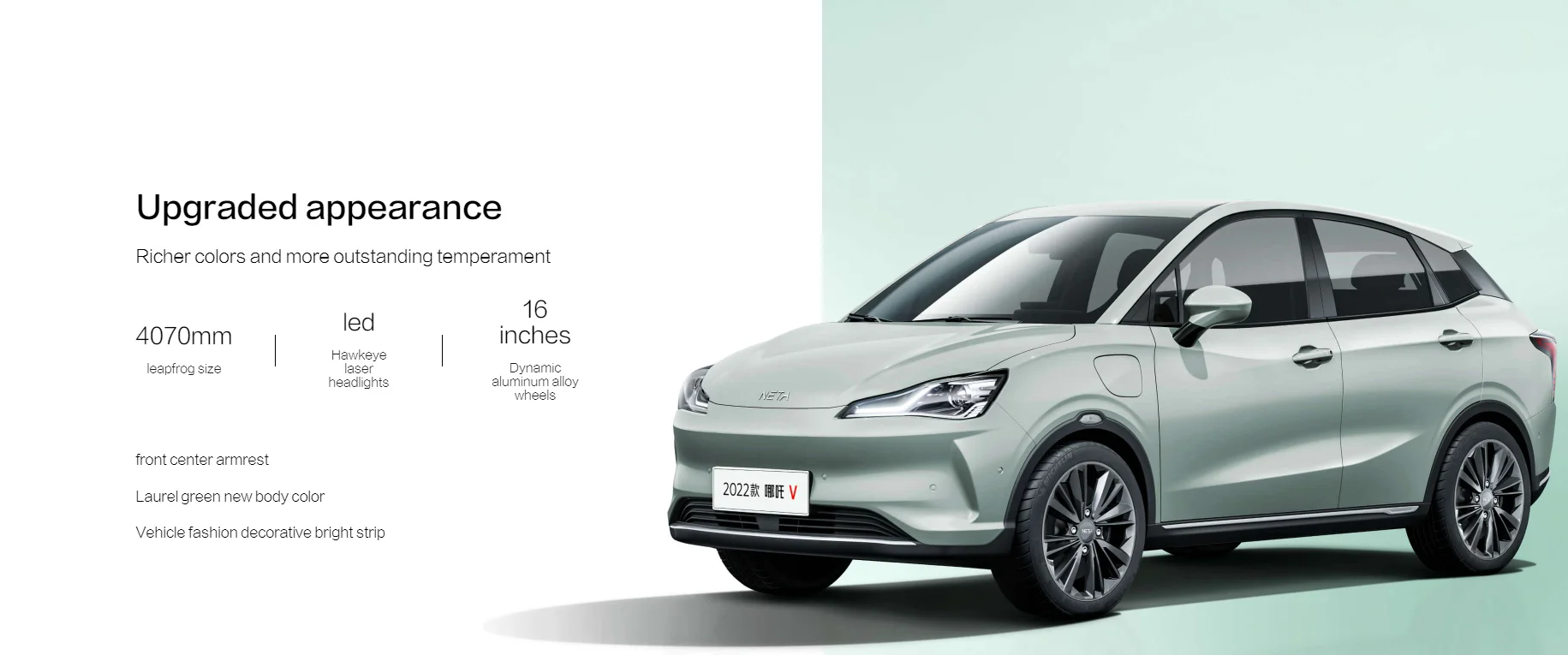 New Neta Nezha V Hozon Neta U 500 Pro Suv Ev Car Vehicle Fast Charging ...