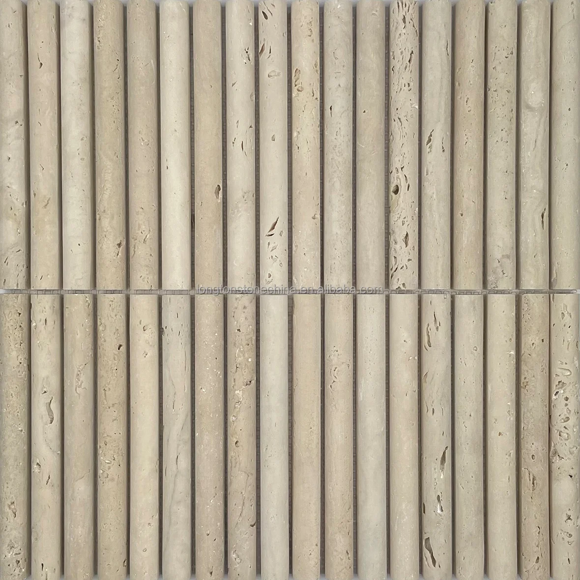 Kit Kat Beige Travertine Marble Mosaic Tile for Kitchen Backsplash ...