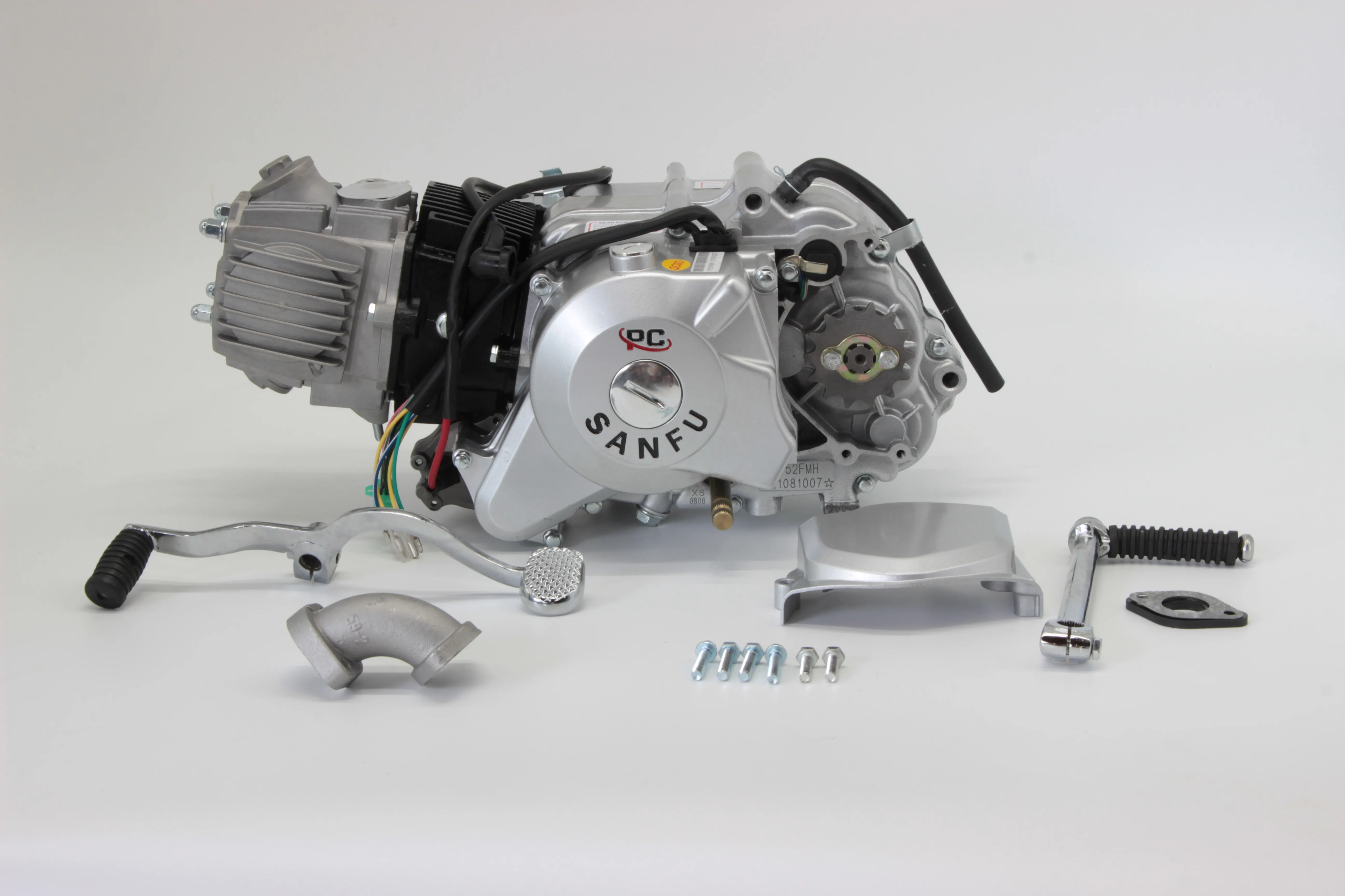 Motorcycle Engine Assembly 110cc Electric Start Automatic For Atv Air ...