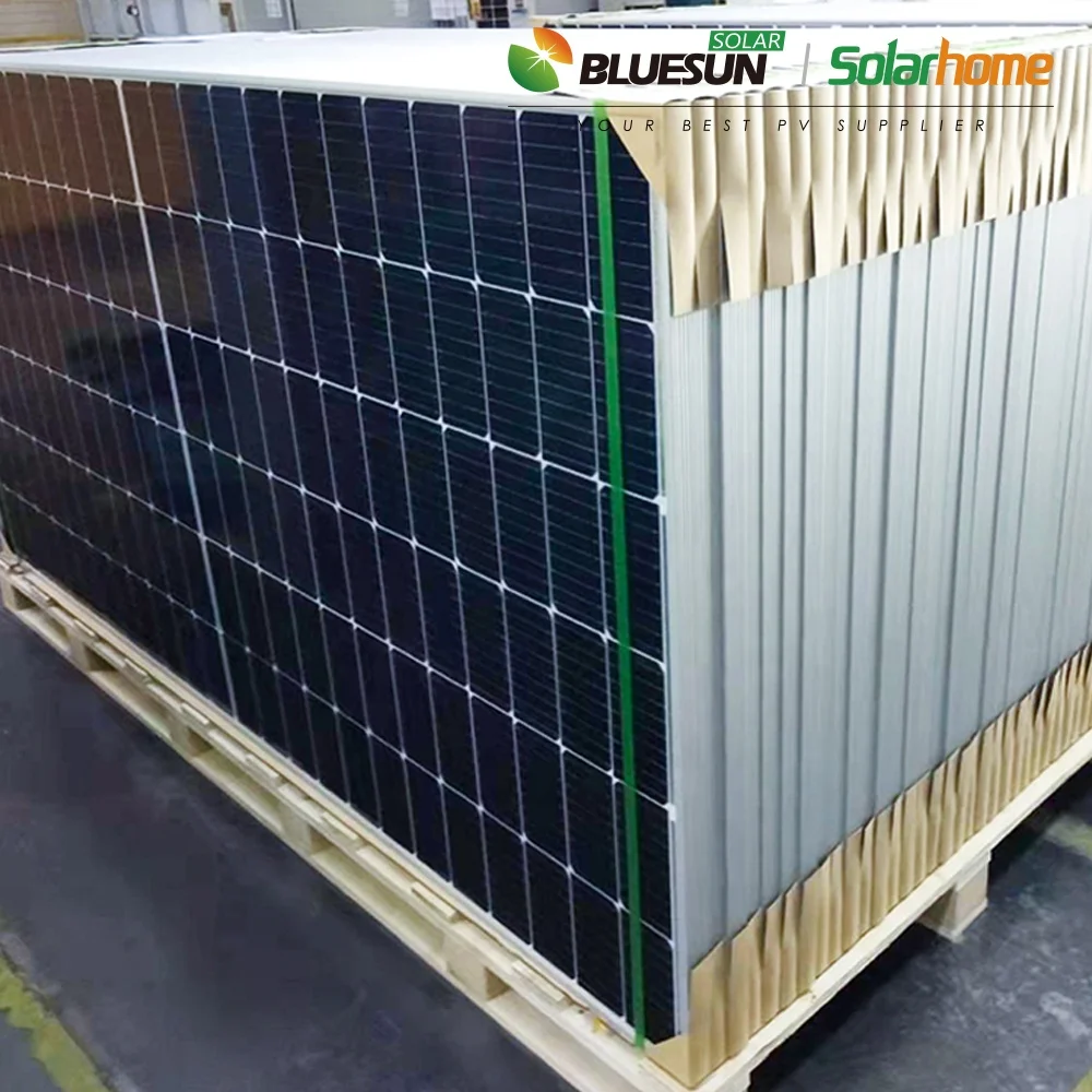 Bluesun Bifacial Solar Panel 460w 550w Us Warehouse Double Glass Solar ...