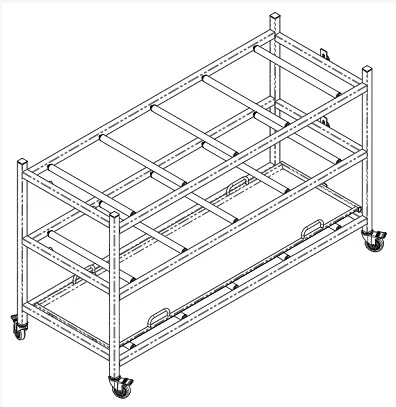 Hospital Mortuary Equipment Cadaver Storage Racks | Mortuary Cooler ...