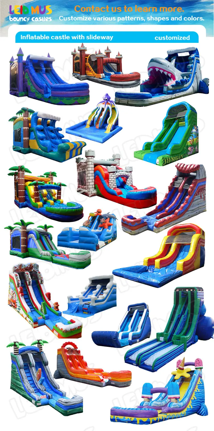 Inflatable Water Slides Bouncy Castle Water Slide Inflatable Water ...
