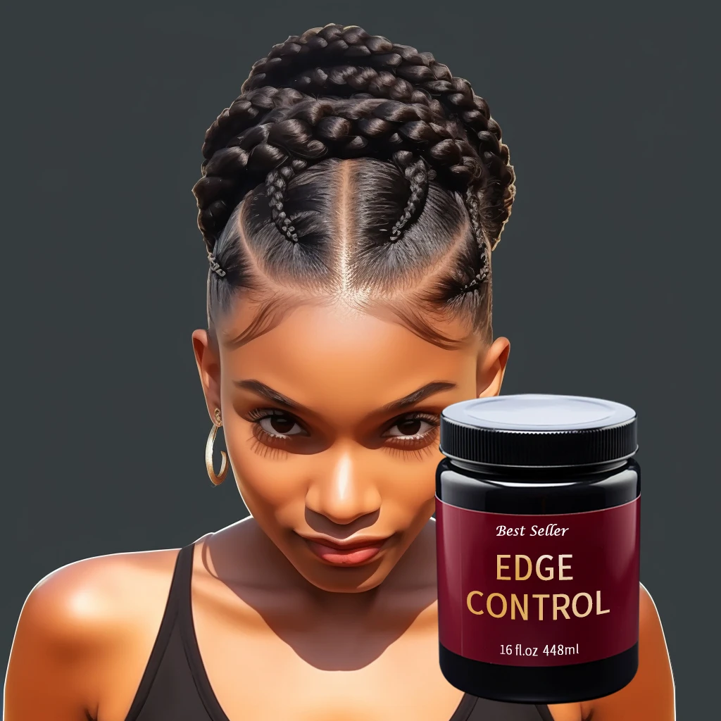 Oem Organic Extreme Super Shine N Jam Super Strong Hold Edge Control ...