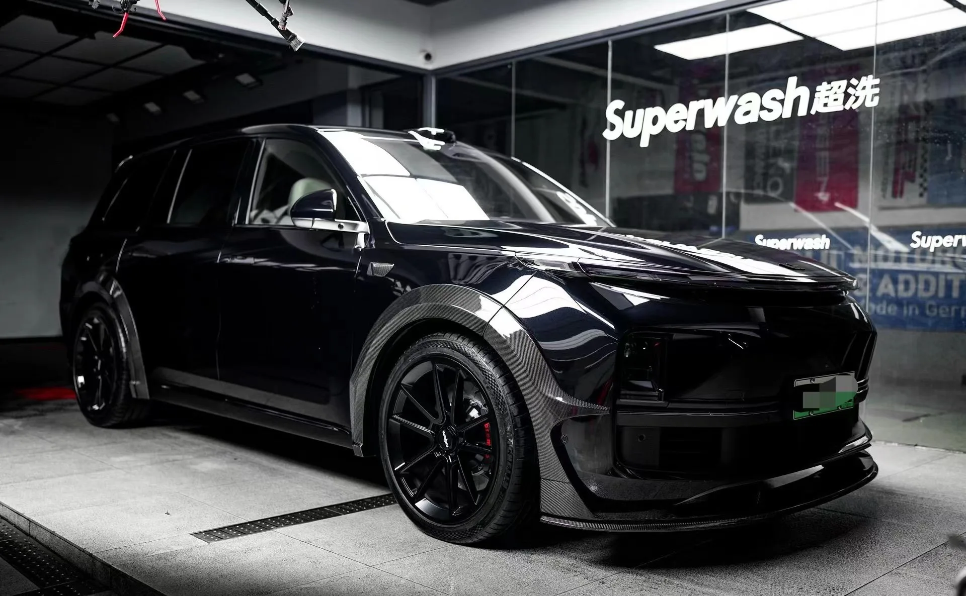 Spmgc Countercurrent Carbon Fiber Body Kit for Li Xiang L9 Front Lip ...