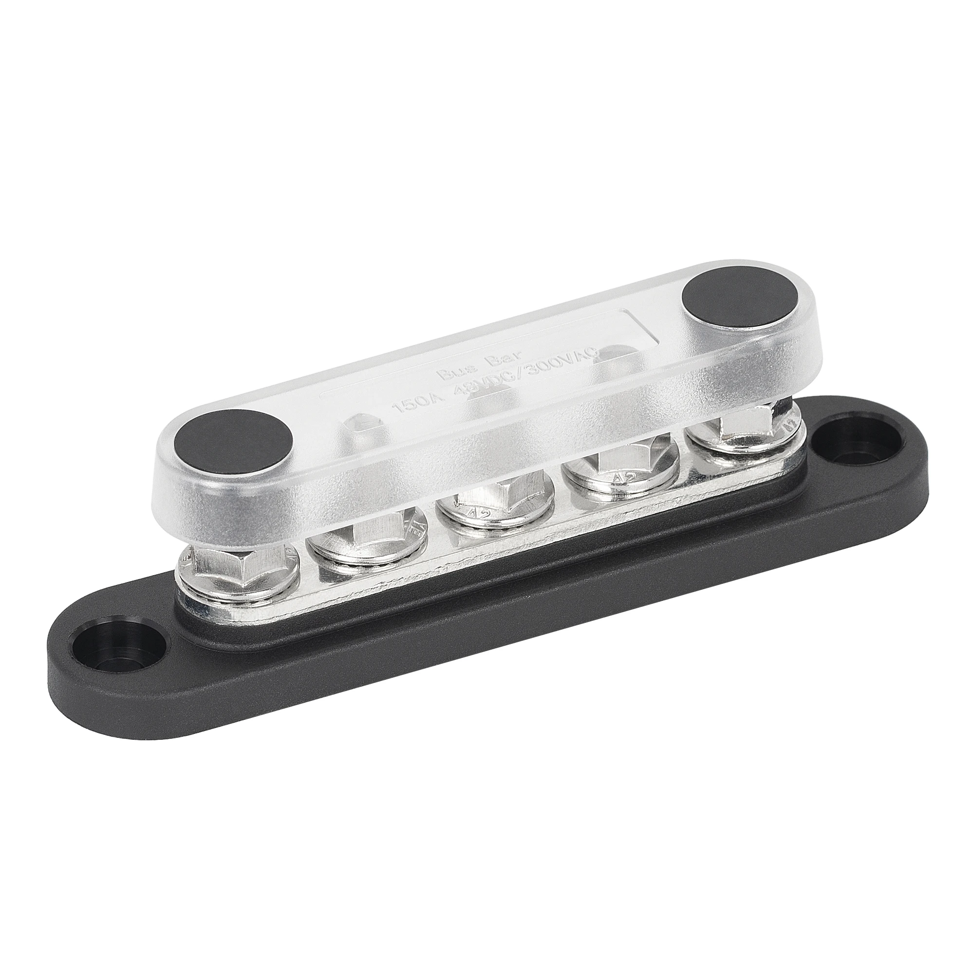 150A Terminal Busbar M6 Pure Copper Tin Plated Block UL94-V0