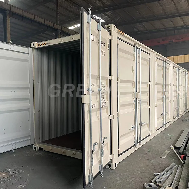 40HC Open Side Container 40ft Shipping Container with 4 Side Doors Easy ...