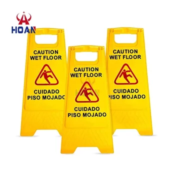 Customized Printable A Shape Pp Plastic Folding Warning Hazard Safety ...