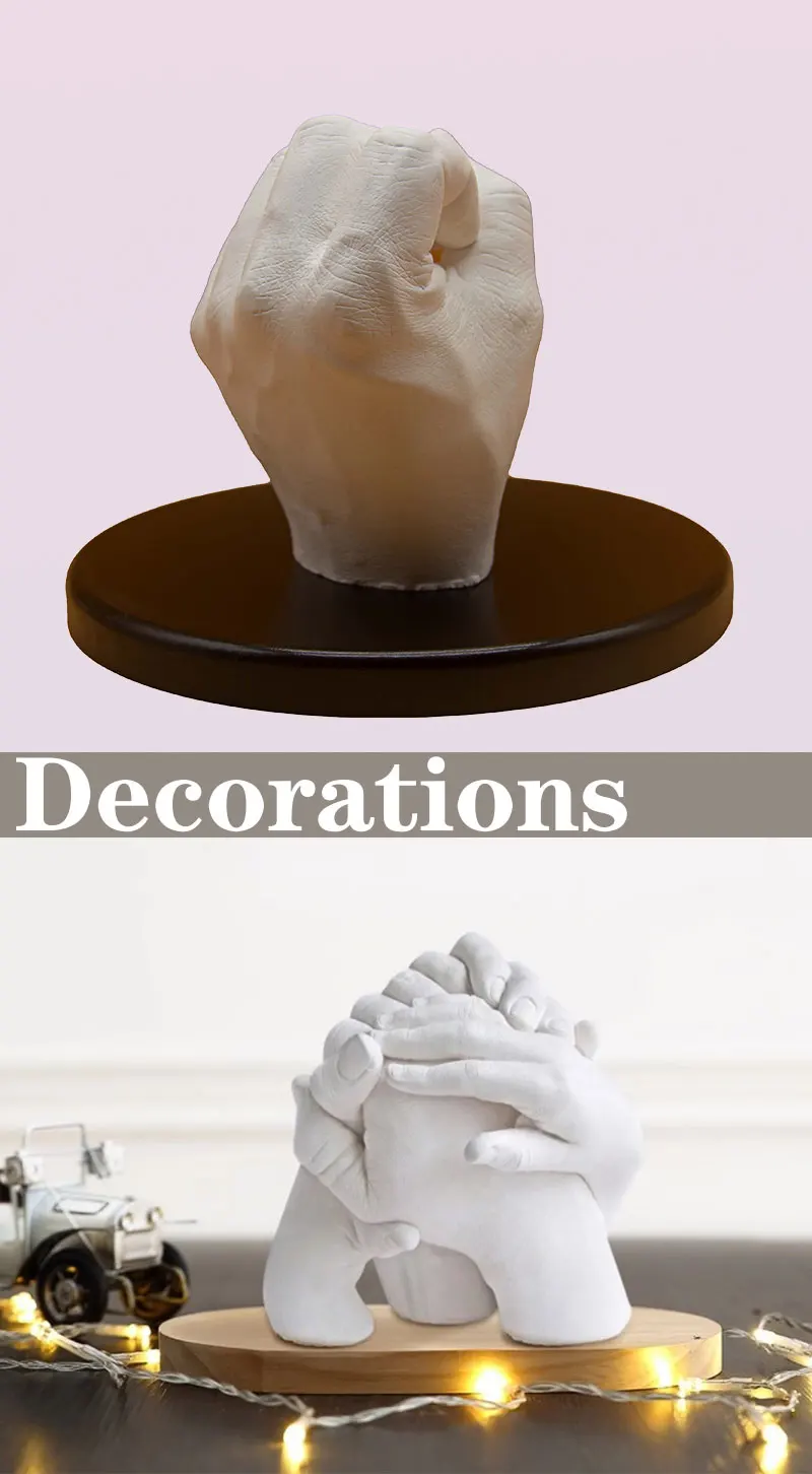 3D Handprint Set DIY Plaster Model Hand and Foot Casting Kit