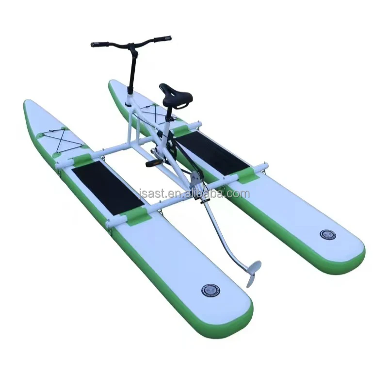 Lightweight inflatable floating water bike with Aluminum Frame+PVC ...