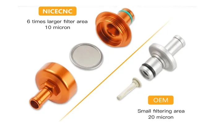 Nicecnc Cnc Billet Fuel Filter For Ktm 690 Smcr/smc/enduro/r 2008-2015 ...