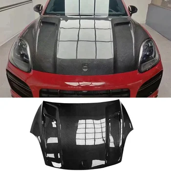 Dry Carbon Fiber Front Engine Hoods For Porsche Cayenne 9y0 9ya 9yb ...