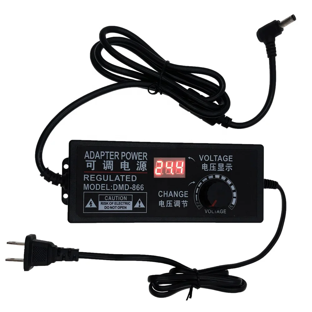 Us Pulg Led Dimmer 9v-24v 120w Power Adapter 24v 5amp Dimmers 9v-24v ...