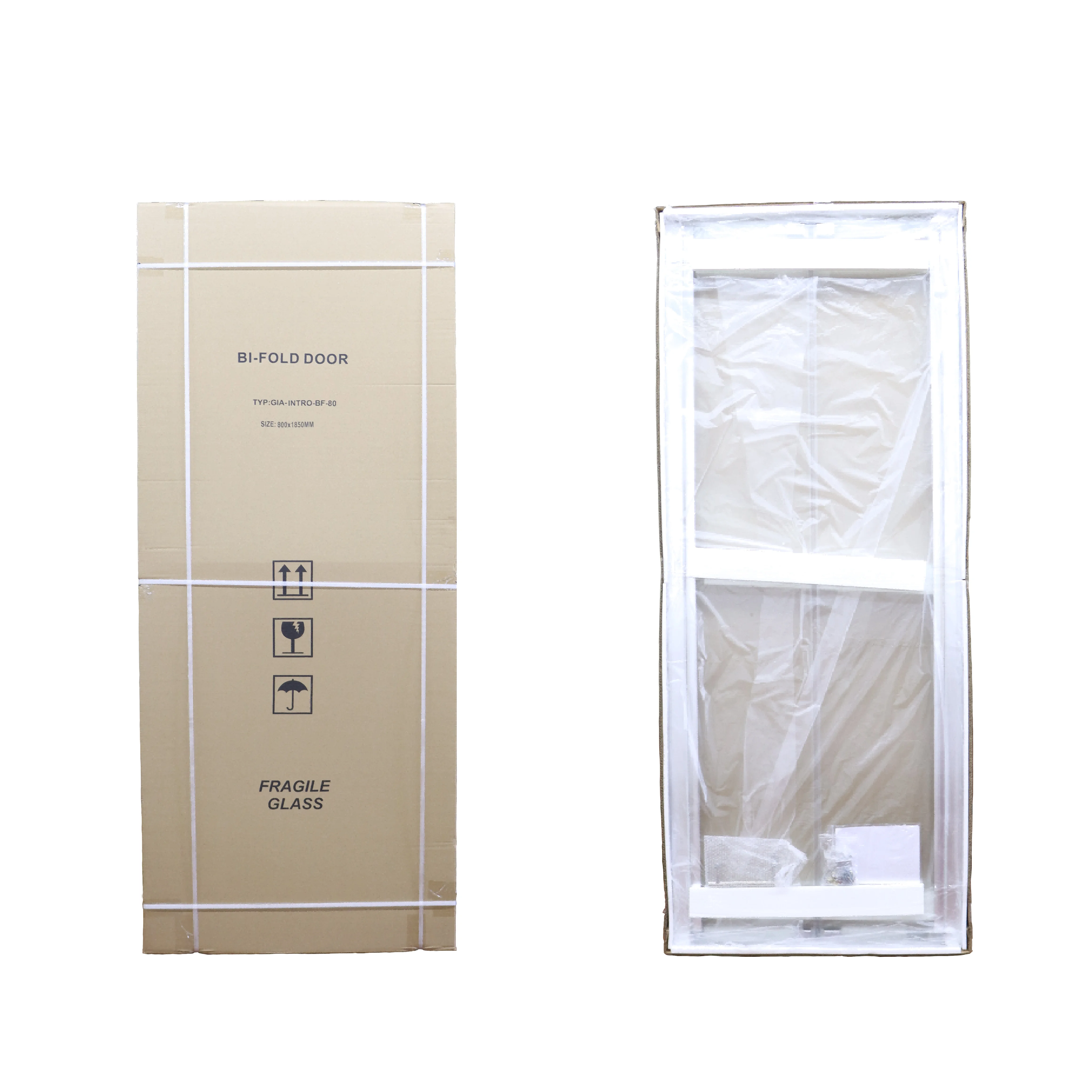 Prefab Corner Square Aluminium Shower Enclosure Tempered Glass Bi Fold ...