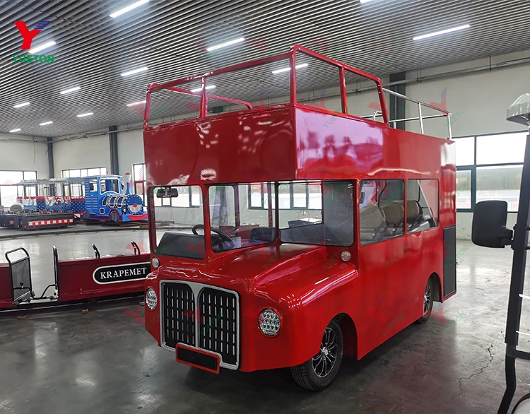 Double Electric Car Double Decker Bus Shuttle Bus Mini Electric London ...