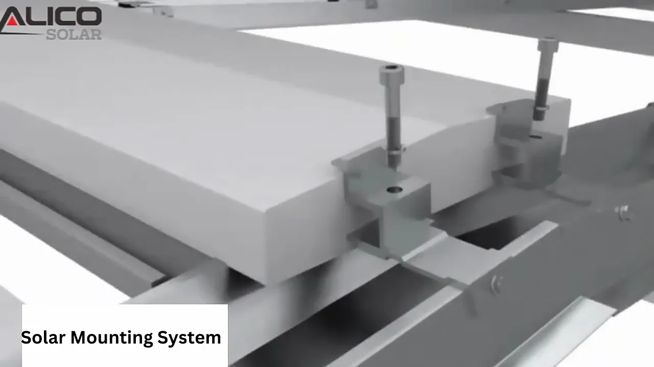 Flat Roof Rack Roof Tile Solar Mounting Structure Aluminium Max ...