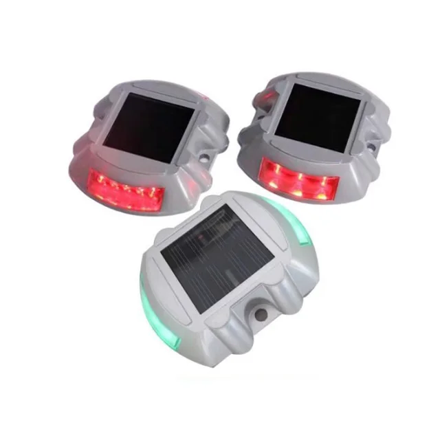 Ip68 Traffic Marker Light Aluminum Led Flashing Cat Eye Solar Road Stud ...