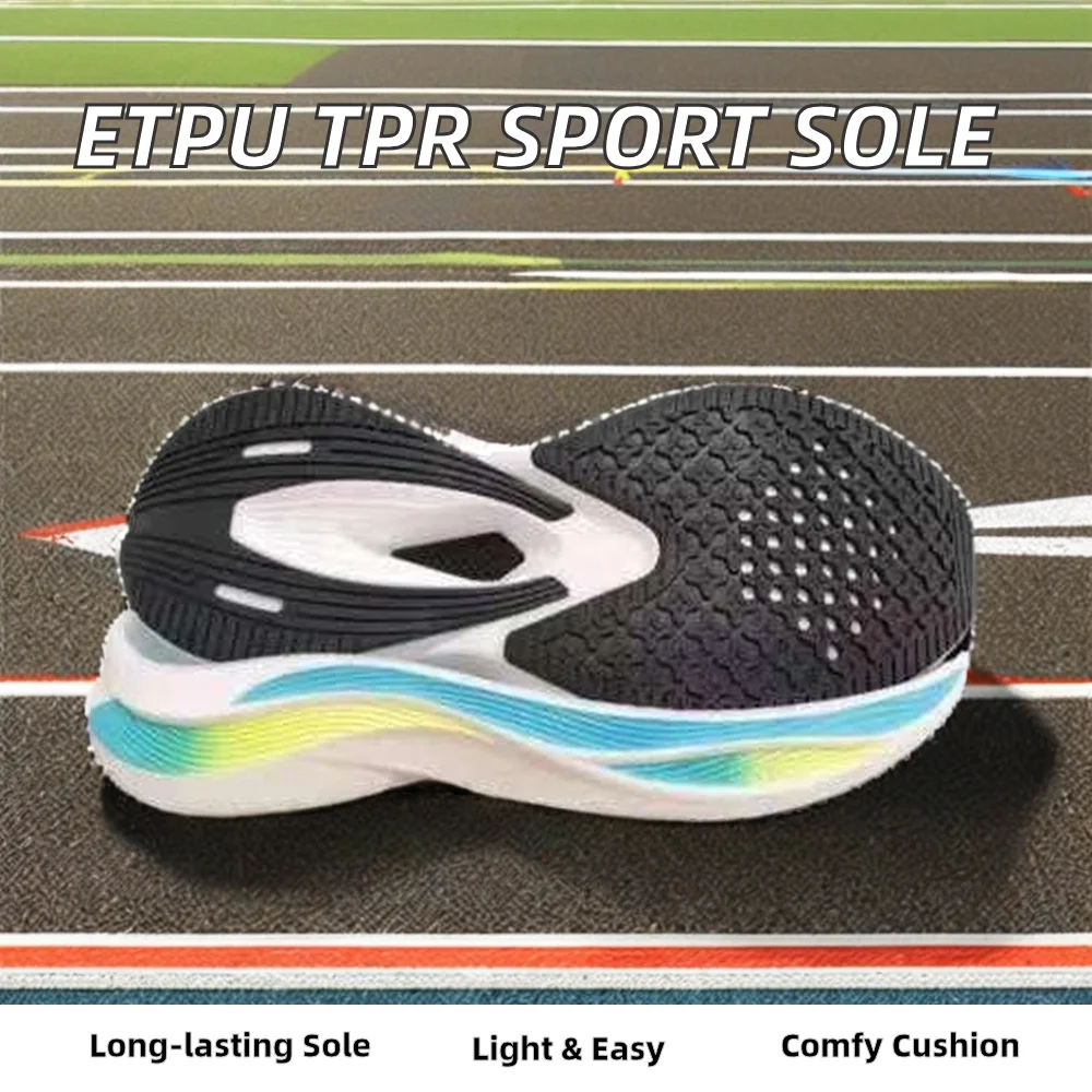 Lightweight ETPU TPR Shank Running Shoe with Durable Sporty Soles ...