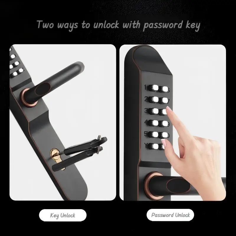 Garden Waterproof Password Mechanical Password Courtyard Gate Double ...