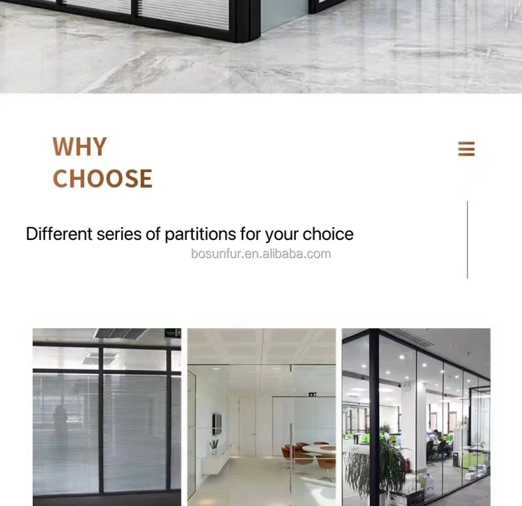 Guangzhou Factory Room Divider Office Glass Wall Partitions Explosion ...