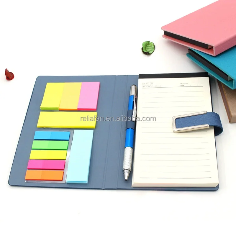 Sticky Note Custom Gift Set - Promotional 8 Pack Notes