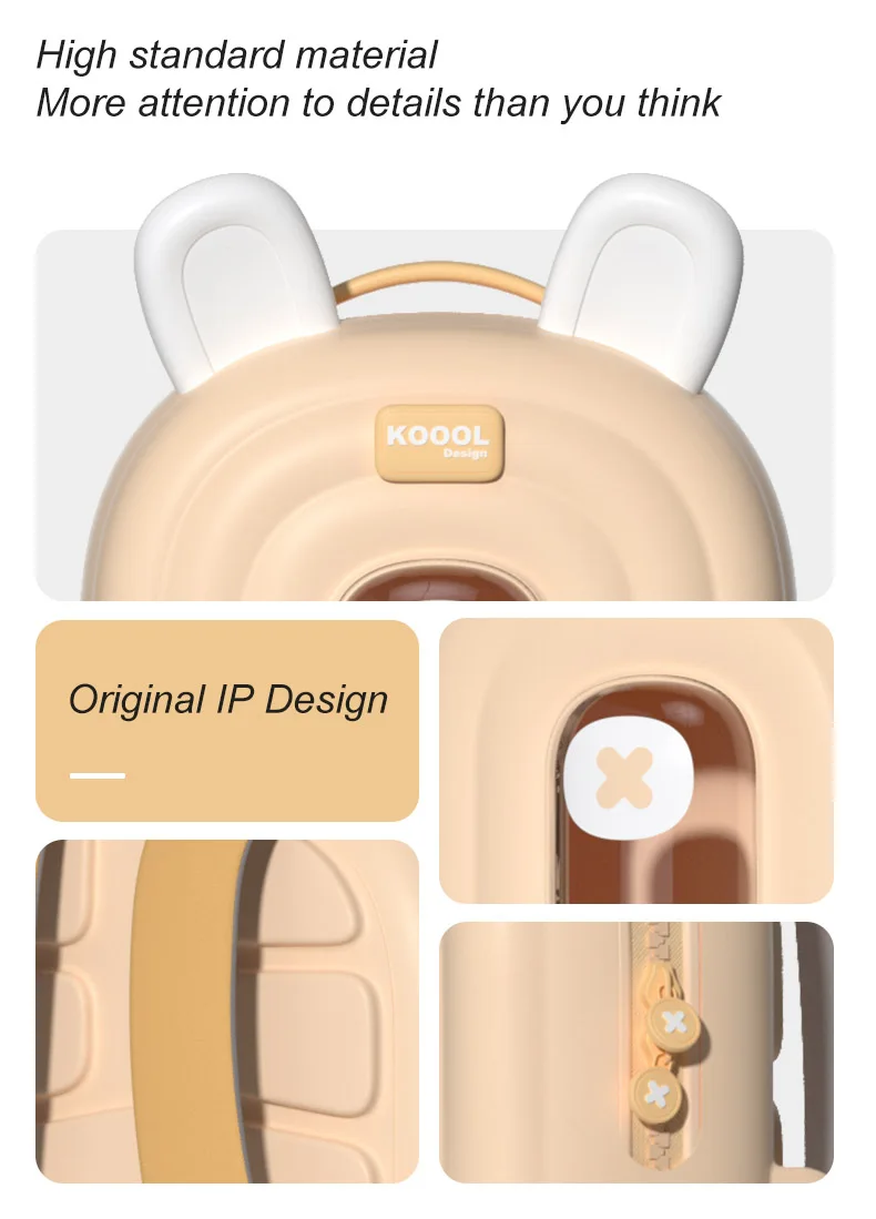 KOOOL K52 EVA Rabbit Design 3D Backpack for Kids - Unique Gift