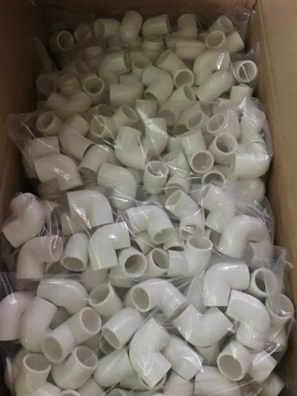 Astm D2466 Schedule 40 Pvc Pipe Fittings 3 Way Tee Fittings 1/2 Inch 3 ...