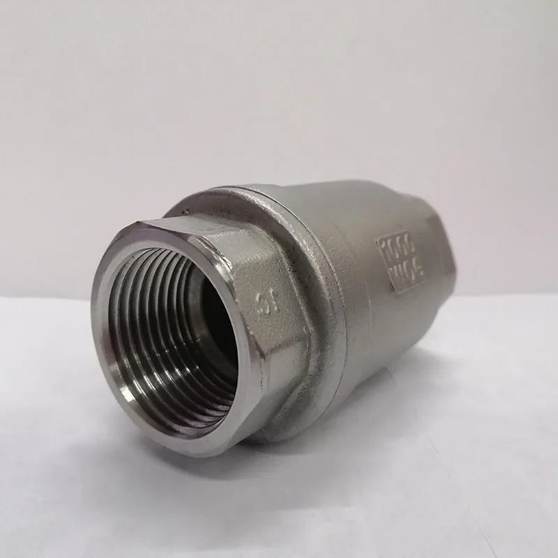 2-piece Vertical Lift Threaded End 1000PSI Check Valve Stainless Steel ...