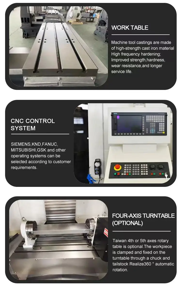 Vertical Machining Centers VMC1160 CNC Milling Machine 5-axis Metal ...