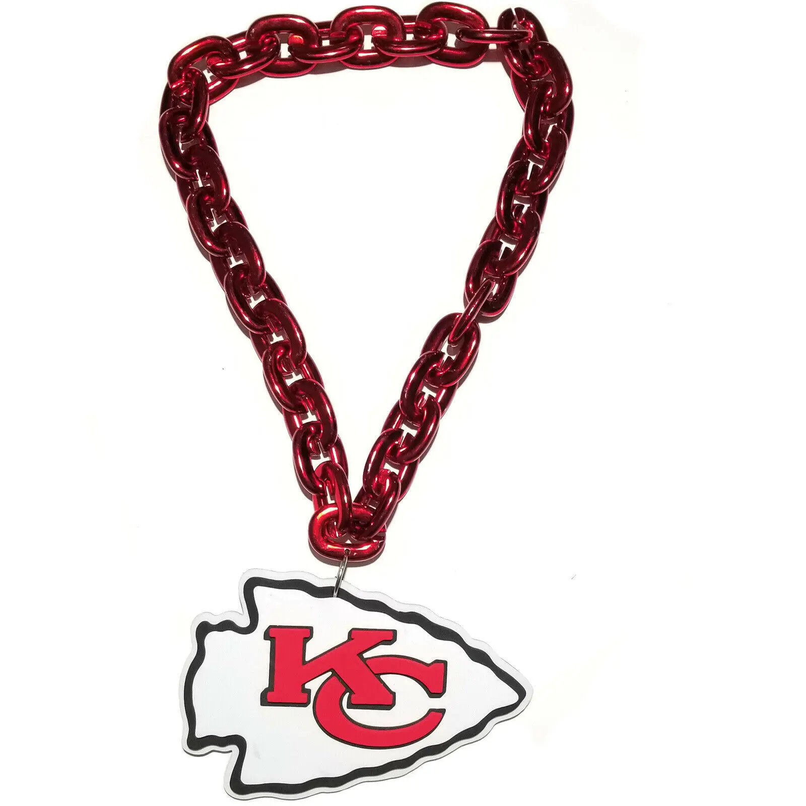 Eva Fan Foam Necklace Loge Oversized NFL Plastic Big Chain
