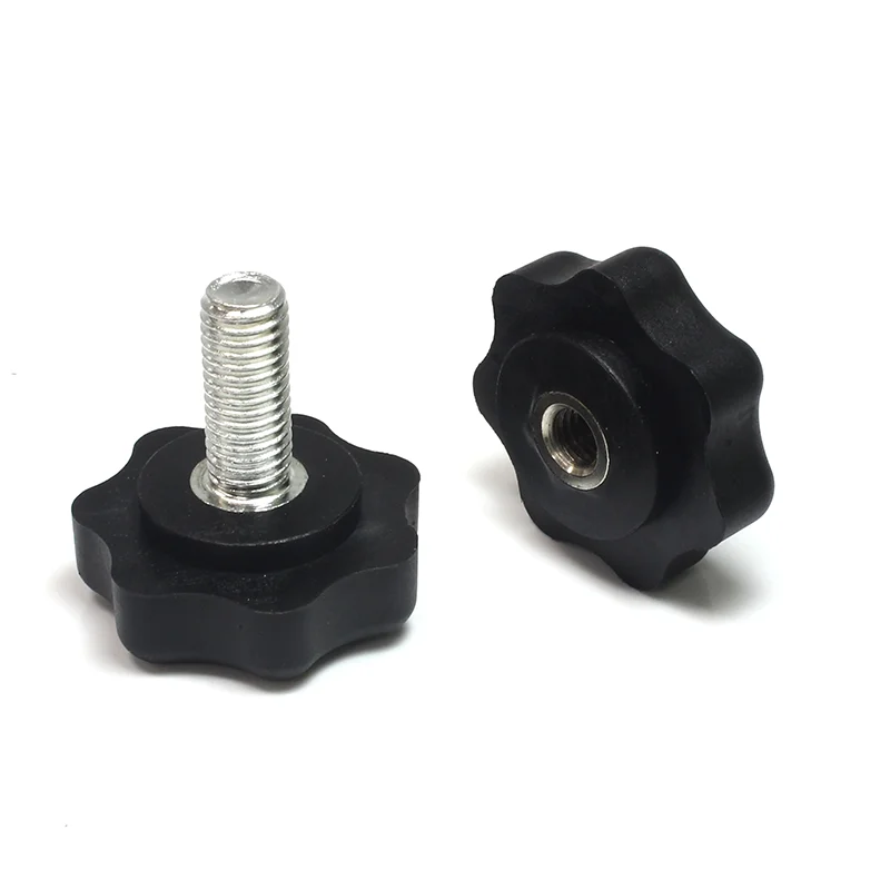 M4 M5 M6 M8 M10 Six Star Grip Knob Decorative Handle Tighten Thumb ...
