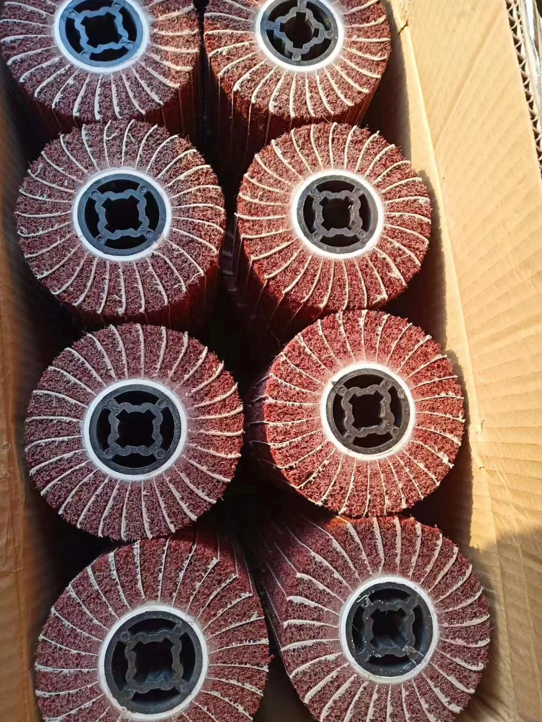 Aluminum Oxide Emery Cloth Flap Wheel For Stainless Steel Pipe ...