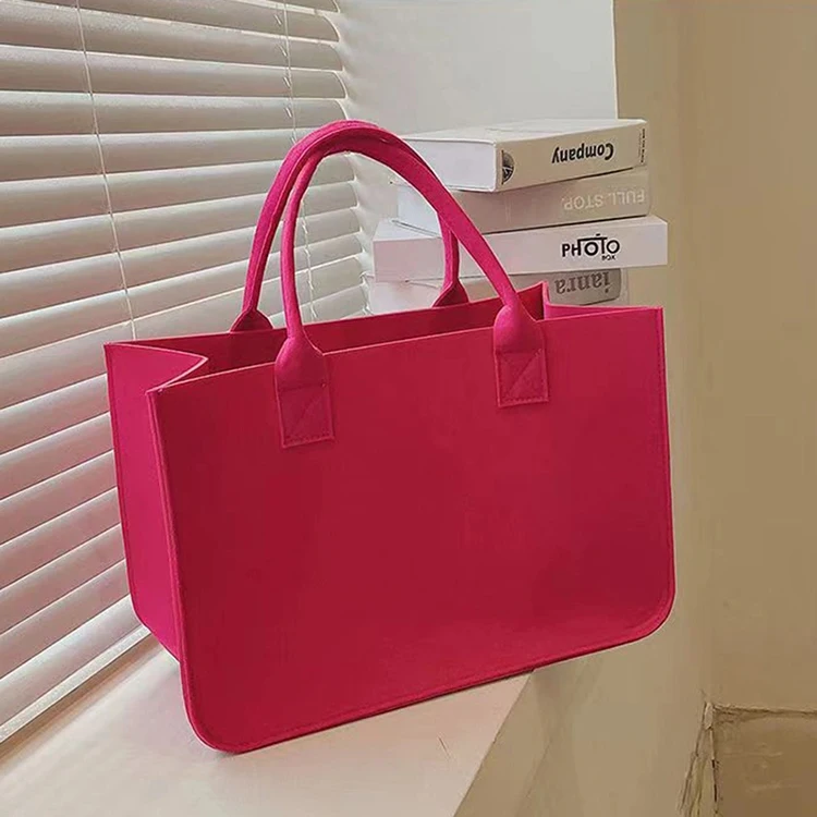 Wholesale Felt Cloth Bag - Custom Felt Tote Bag with Logo