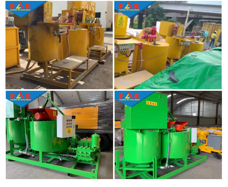 Fae Hydraulic Drive Cement Jet Grouting Station Machine Grouting Pump ...