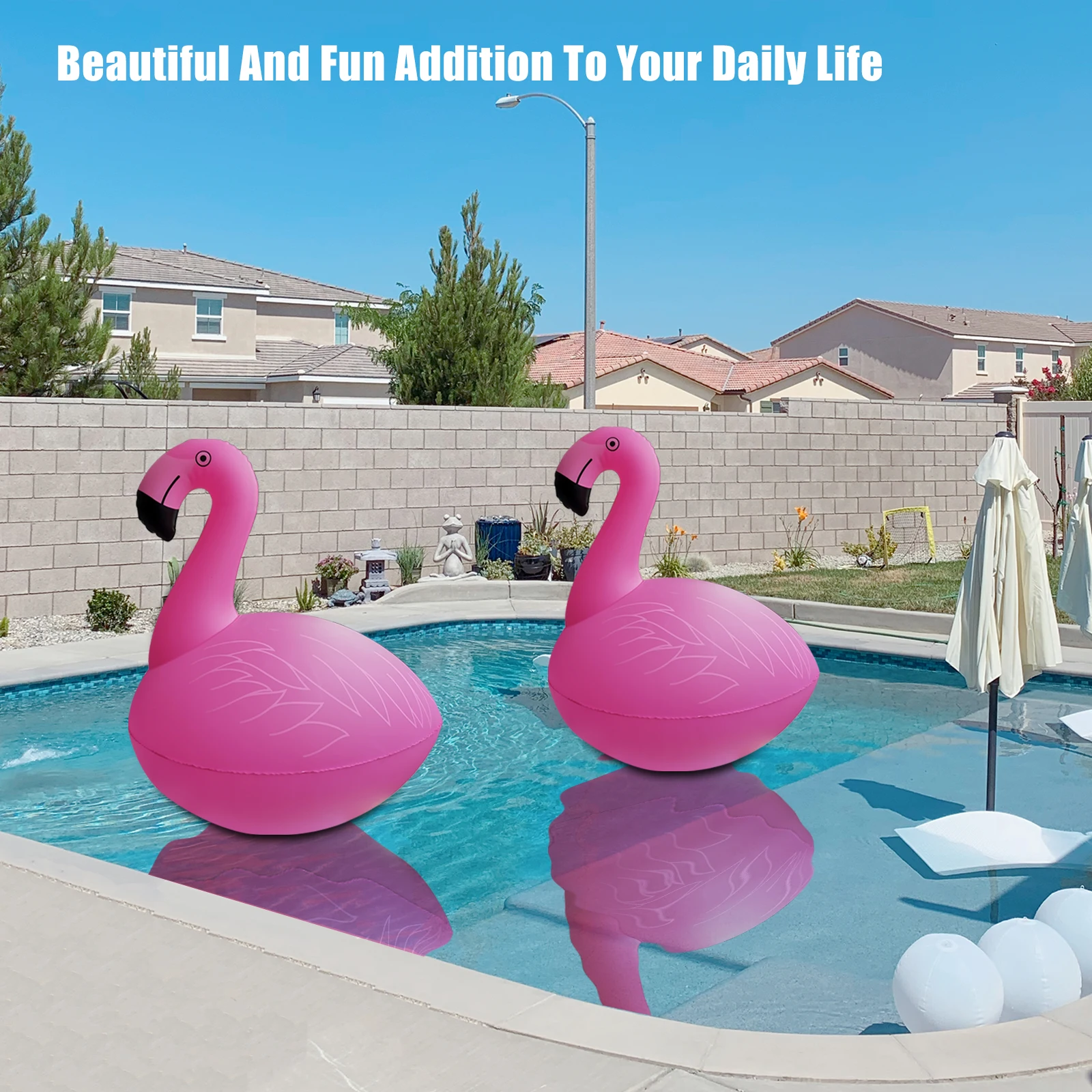 Floating Flamingo Pool Lights Glow In The Dark Solar Pool Lights ...