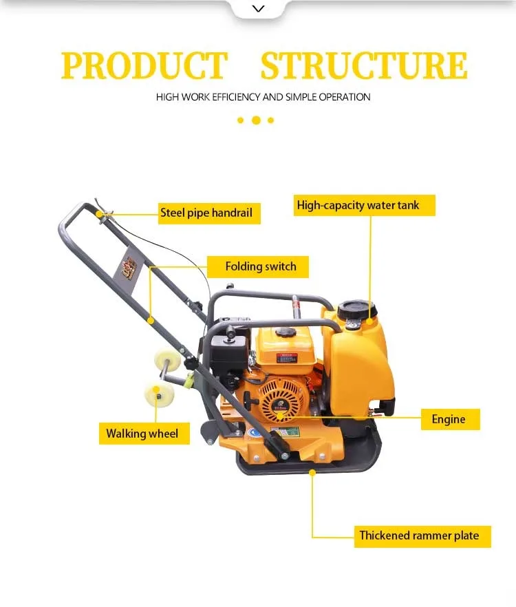 Factory Price Best Sale Compactors and Plate Tamper Handheld Compactor ...