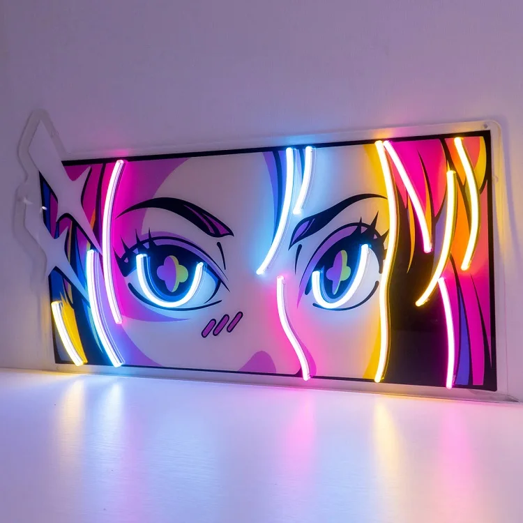 Custom Anime Neon Signs - Wall Mounted LED Light Decor for Kids ...