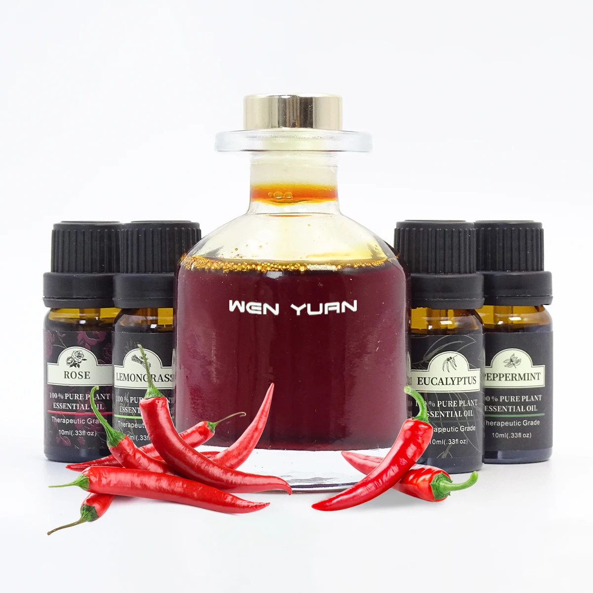 1KG 100% Pure Organic Chili Pepper Oils Cosmetic Grade Capsicum ...