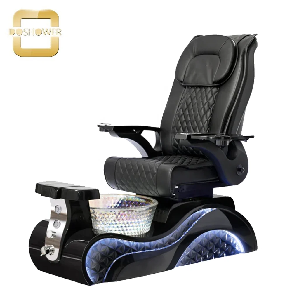 Fashion Modern Salon Barber Chair With Gold Stainless Steel Hair Chair ...