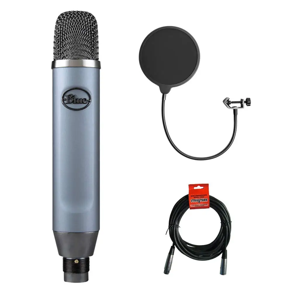 Logitech Blue Ember XLR Microphone - Ideal for Studio Recording