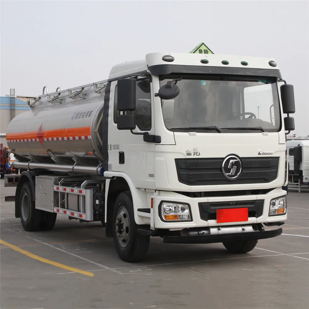Shacman F2000 6wheels Fuel Tank Petrol Truck Heavy Fuel Tank Trucks For ...