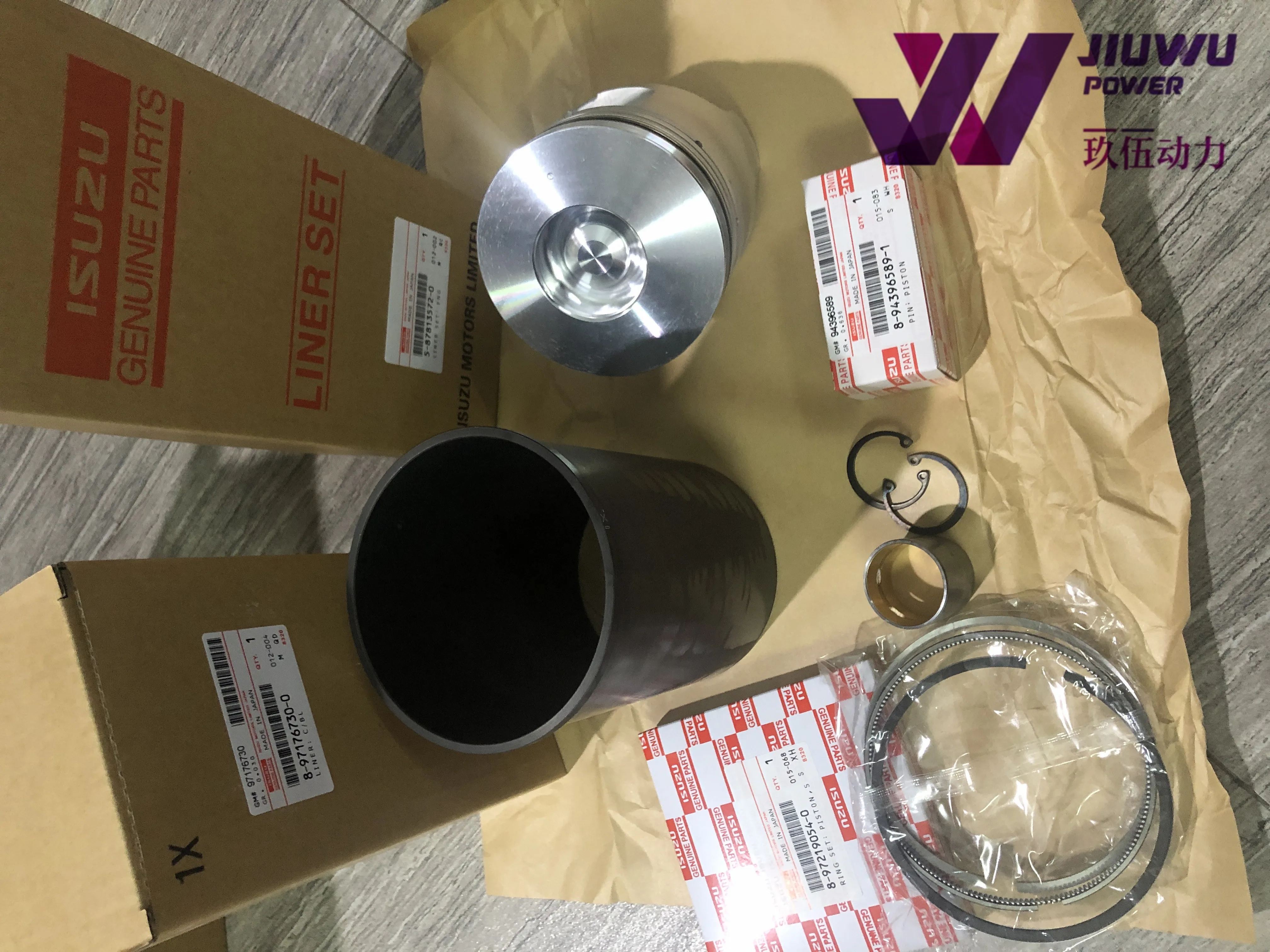 5878135721 Cylinder Liner Set for NPR71 4HG1 Isuzu Engine